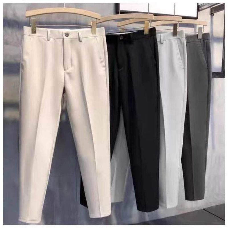 MEN'S FASHION PANTS KOREAN PANTS CASUAL TROU SER PANTS | Shopee Philippines