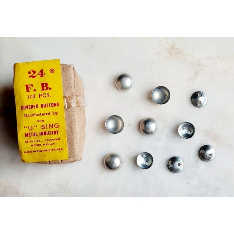 FB#24 Shell Buttons for Fabric Covered Buttons per Pack (100's ...