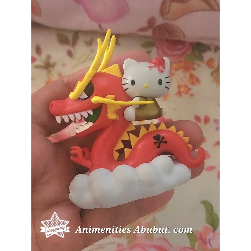 Hello kitty riding a dragon toki doki original authentic with markings ...
