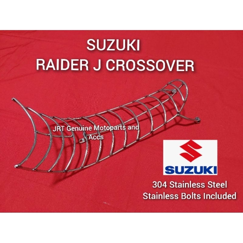 Stainless Step Grill Suzuki Raider J Crossover | Shopee Philippines
