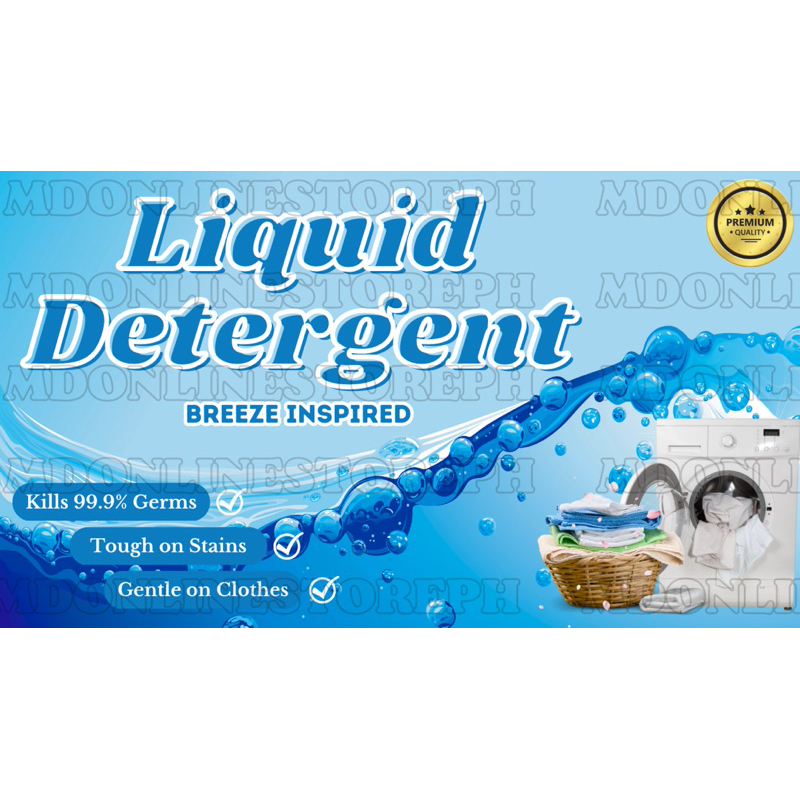 Sticker Label for Liquid Detergent by 10’s | Shopee Philippines