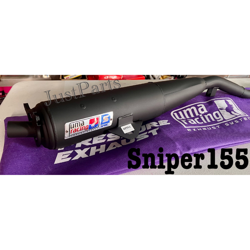 UMA PIPE BACK PRESSURE MUFFLER EXHAUST PIPE V2 SNIPER KING 150 / 155 ...