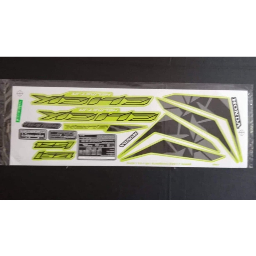 HONDA CLICK V1 125/150 ORIGINAL THAILAND MADE Stock Decal/Sticker ...