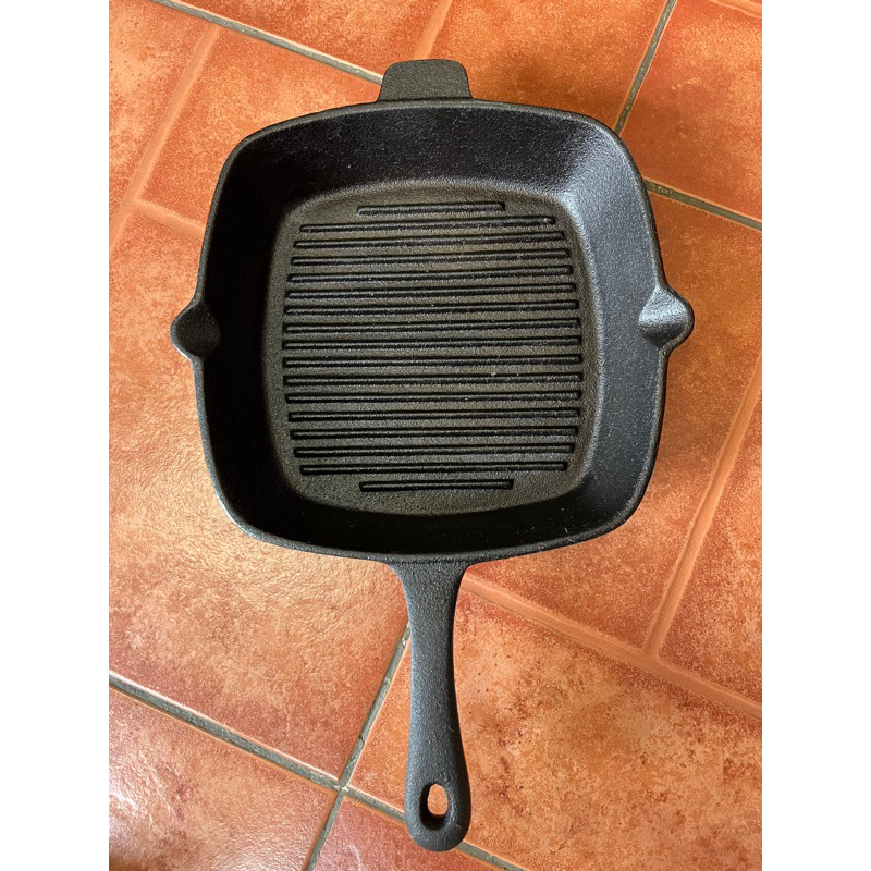 10 inches Cast Iron Grill Pan - Filipino Made by The Iron House (Cebu ...