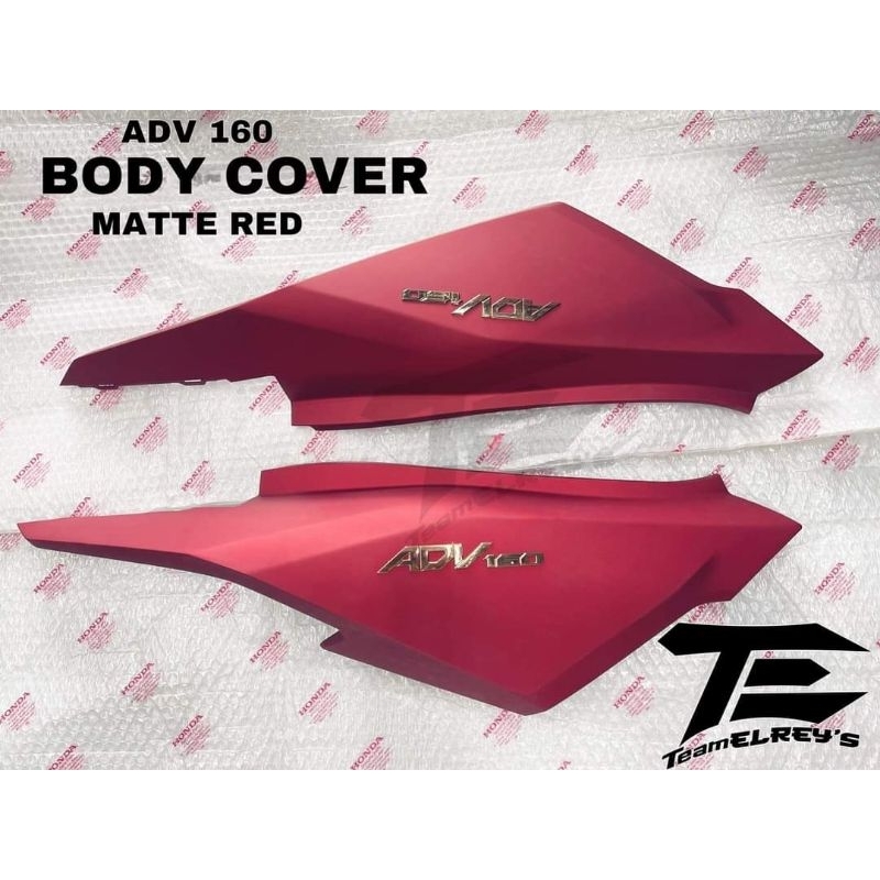 STOCK BODY COVER M. RED FOR HONDA ADV 160 | Shopee Philippines
