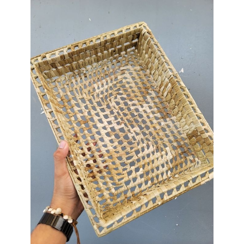 Native Pandan Tray Knot Basket | Shopee Philippines