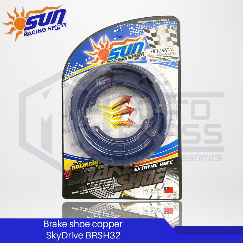 SUN BRAKE SHOE SKY DRIVE COPPER BRSH32 | Shopee Philippines