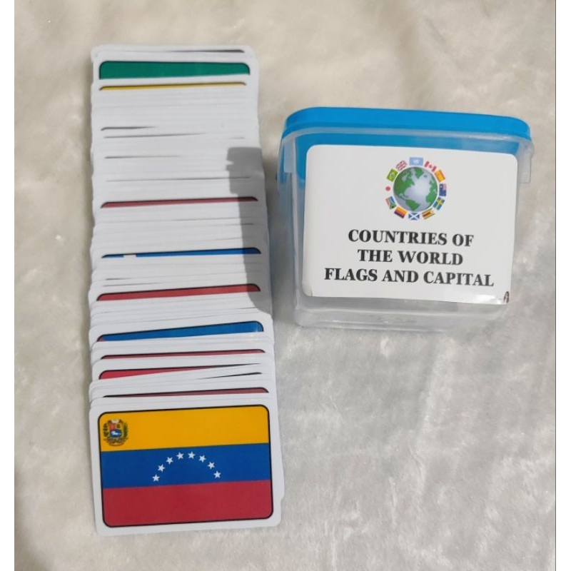 COUNTRIES OF THE WORLD LAMINATED CARDS | Shopee Philippines