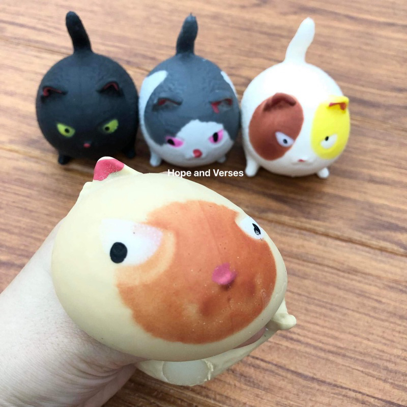 Angry Cat Squishy Cute squish Pinch Squeeze Toy | Shopee Philippines