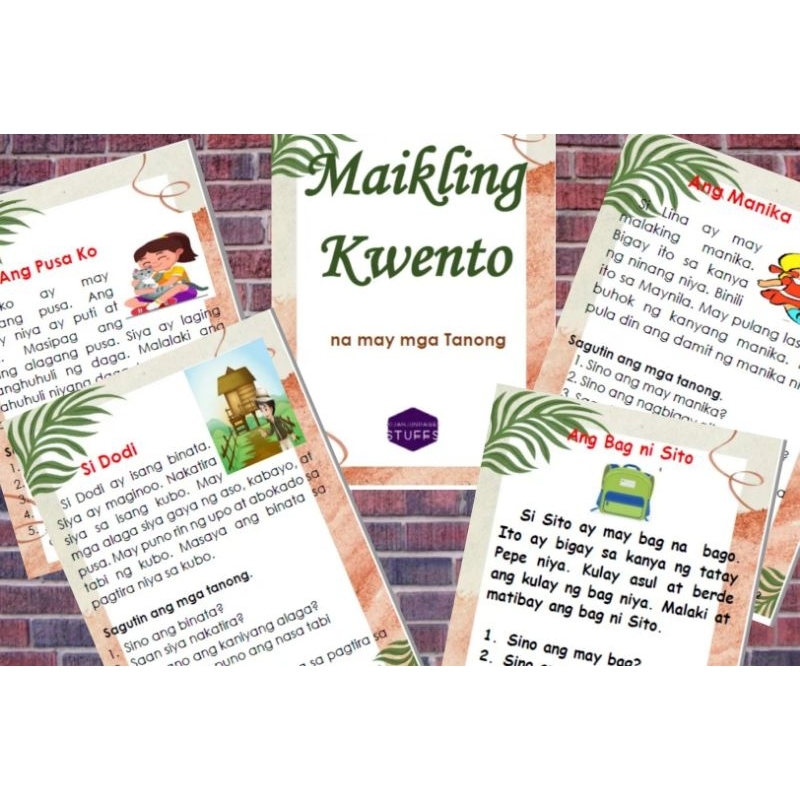MAIKLING KWENTO 30PAGES BOOKBIND | Shopee Philippines