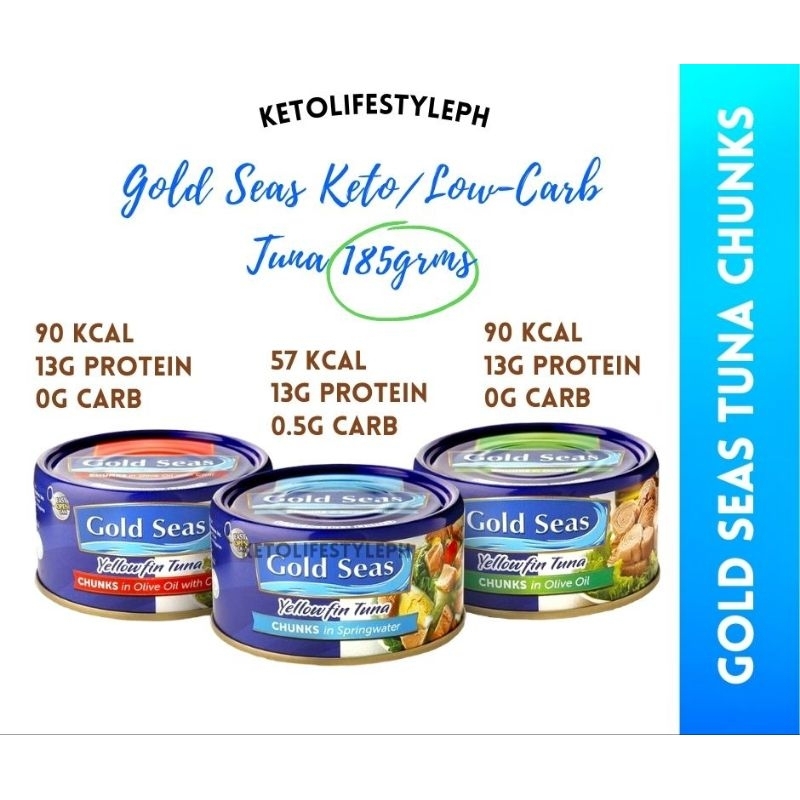 Gold Seas Yellowfin Tuna Chunks 185g | Shopee Philippines