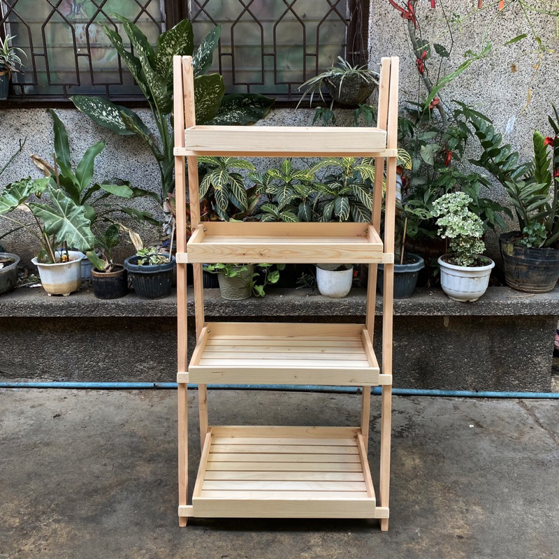 4 LAYER RACK- palochina wood | Shopee Philippines