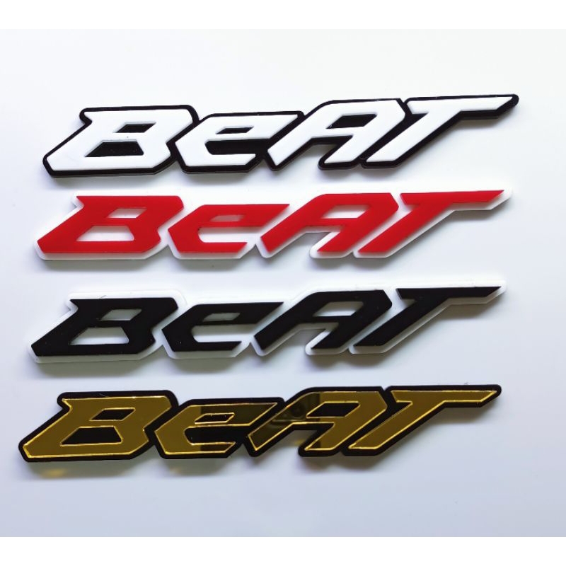 ACRYLIC EMBLEM FOR HONDA BEAT( SET ) | Shopee Philippines