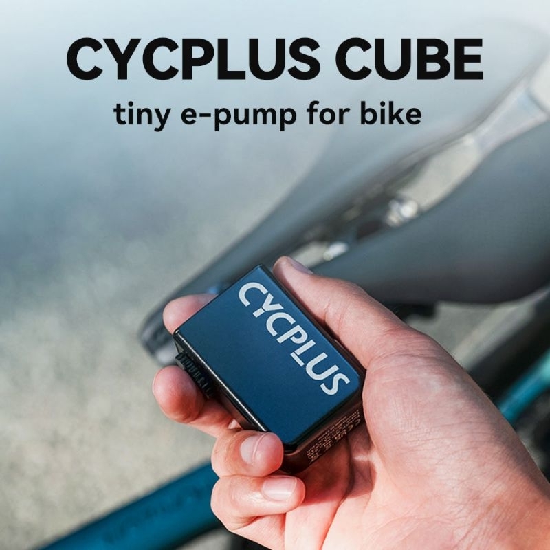 Cycplus Cube Portable mini inflator rechargable bike tiny air pump AS2 ...