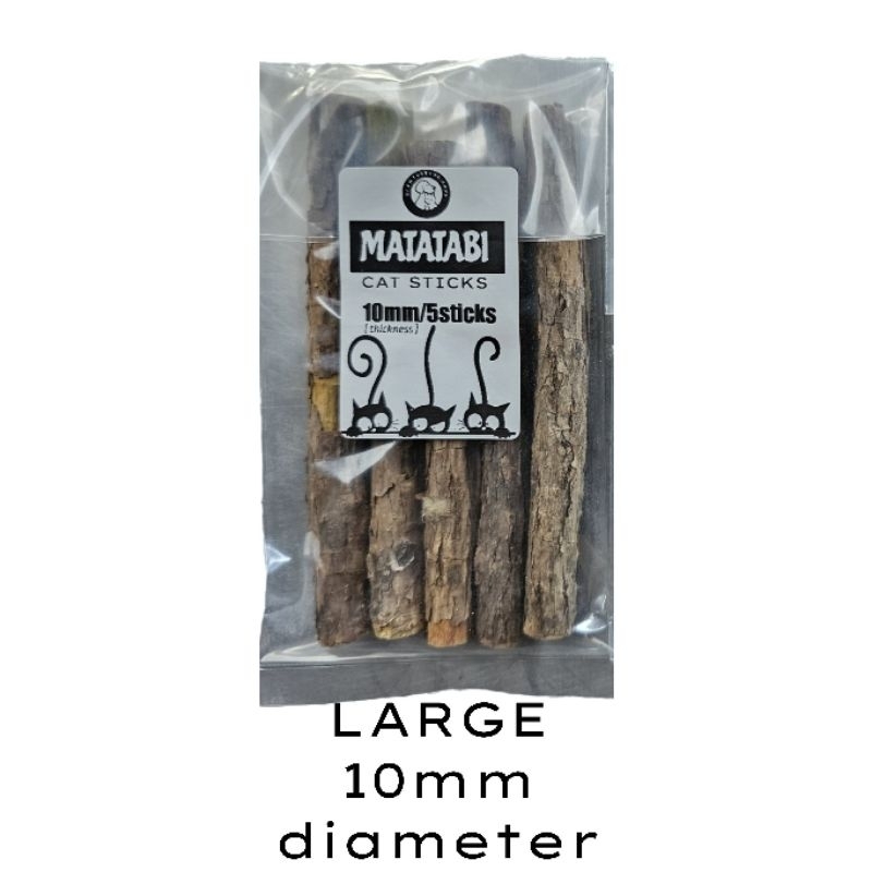 Matatabi Chew Sticks SMALL /LARGE All Natural Silvervine Cat Toy and ...