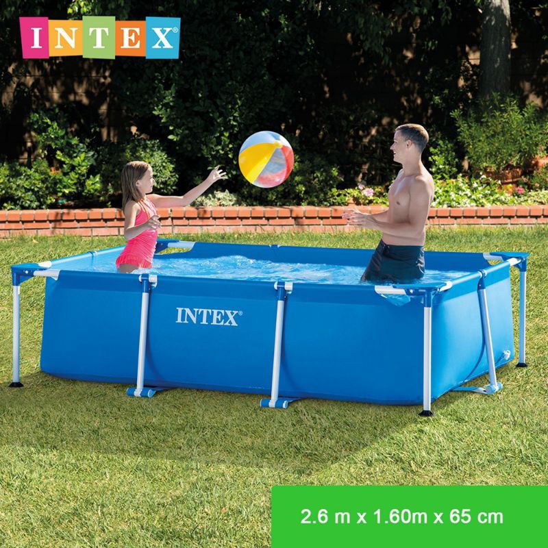 Intex Rectangular Frame Pool 2.6M | Shopee Philippines