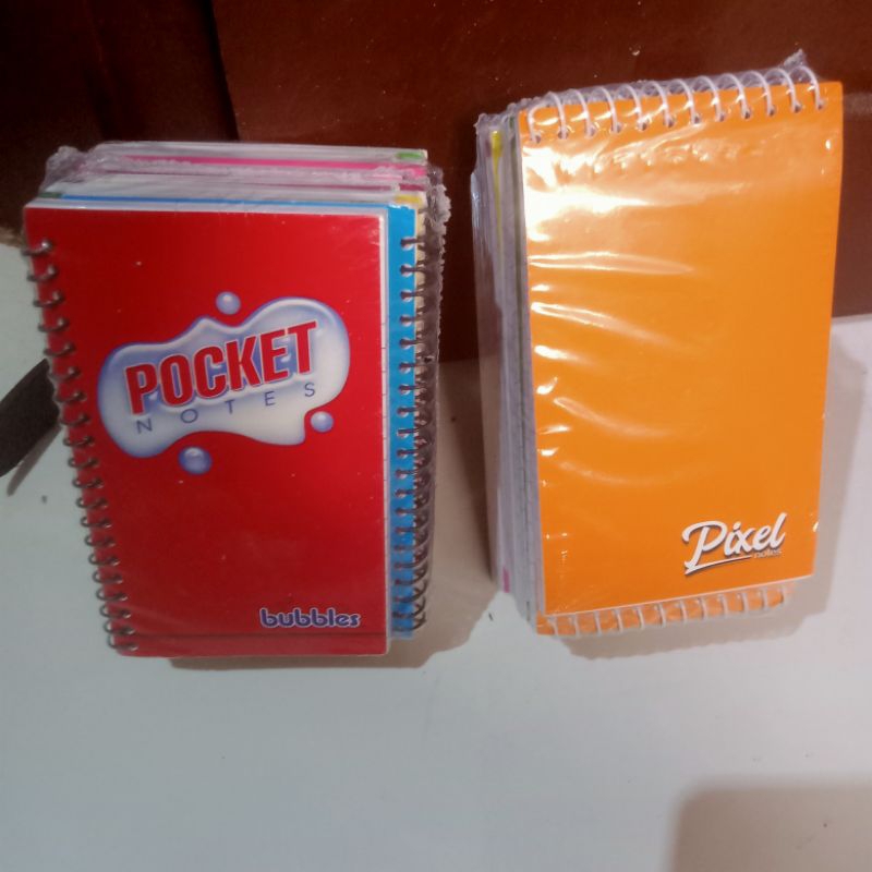 Pocket notebook/tickler/small notebook (1 bundle/10 pcs) | Shopee ...