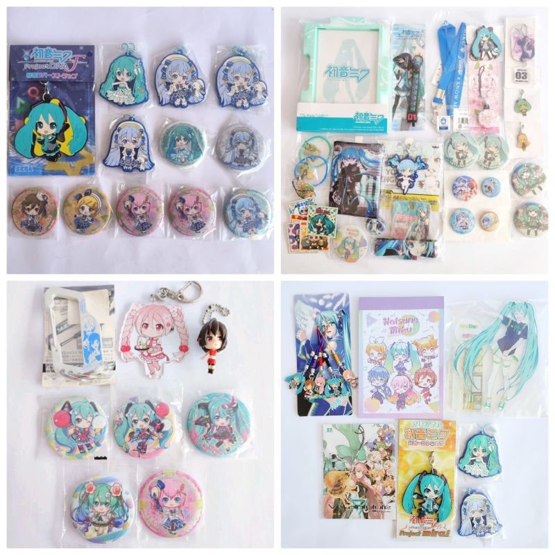 Vocaloid - Hatsune Miku, Luka, Snow Miku, Rin, Meiko Rubber Strap ...