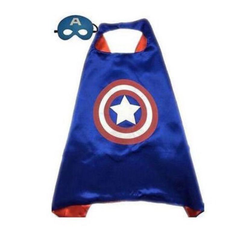 Superhero Cape Party Mask Avengers DC Batman Ironman Hulk Captain ...