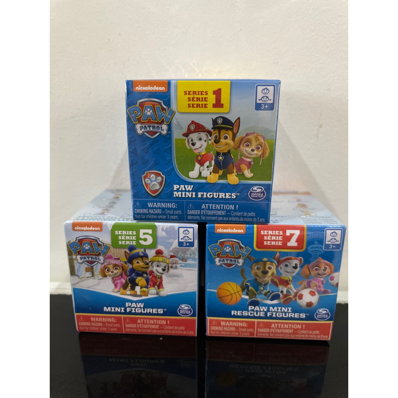 paw patrol mini figure Series 1 /Series 5/Series 7 | Shopee Philippines