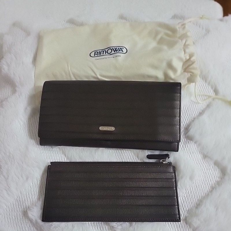 AUTHENTIC RIMOWA LONG WALLET WITH COIN PURSE | Shopee Philippines