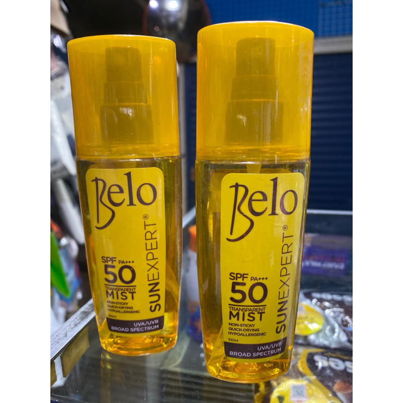 BELO SUN EXPERT SPF50 TRANSPARENT MIST 100ml | Shopee Philippines