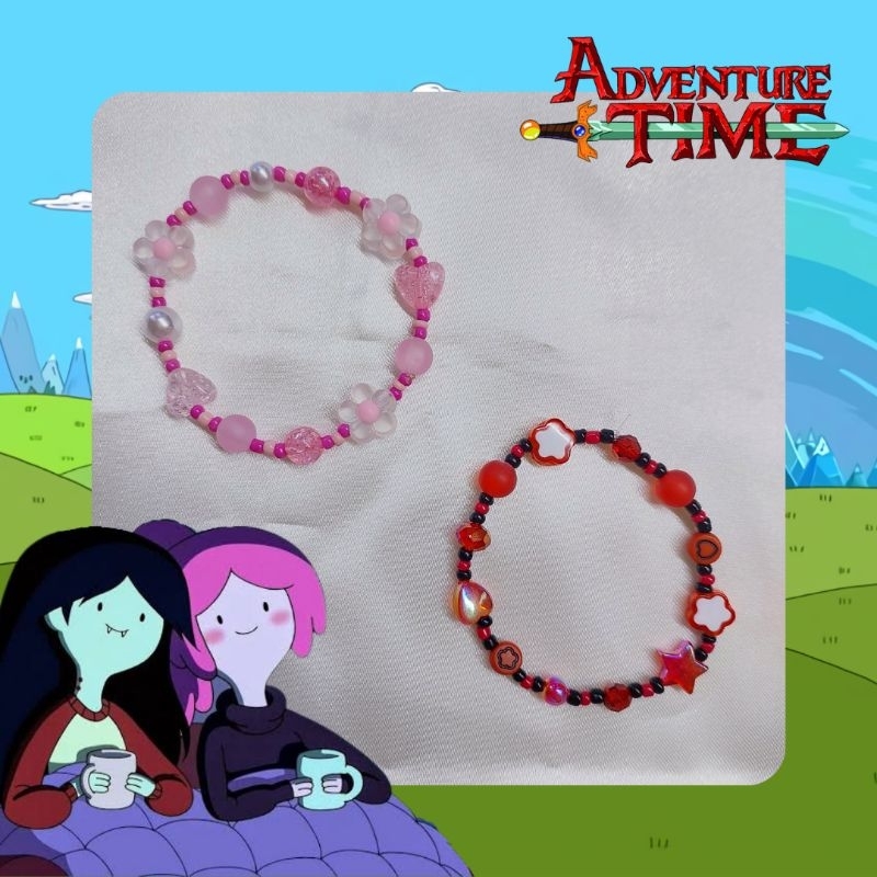 Couples bead bracelet set | Friendship Bracelet | Princess Bubblegum ...