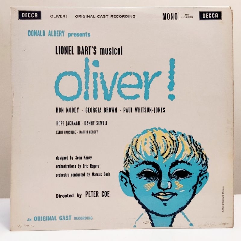 Lionel Bart, Original Cast – Oliver! (Vinyl Record/Stage, Musical ...
