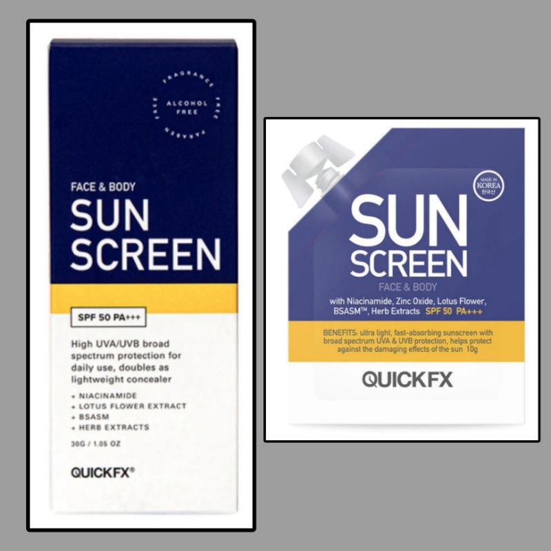 QUICKFX Sunscreen 10/30g | Shopee Philippines