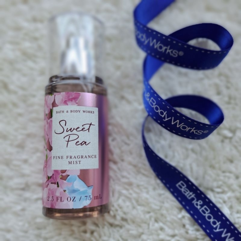 Original Bath & Body Works USA Sweet Pea Travel Size Fine Fragrance ...
