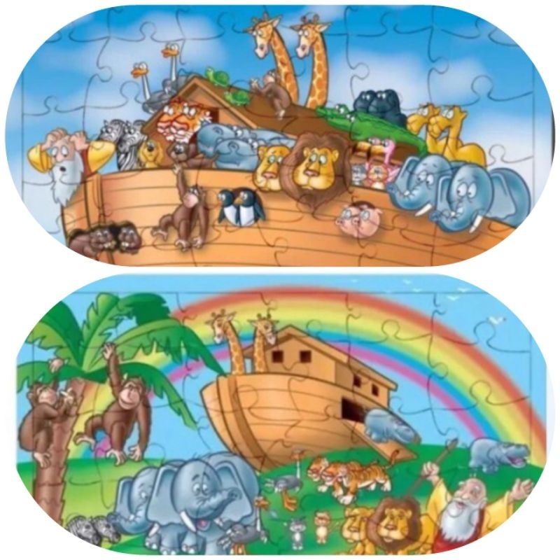 Bible story Noah’s Ark puzzle | Shopee Philippines