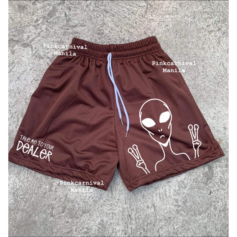 Alien Printed Mesh shorts| PCM | Shopee Philippines
