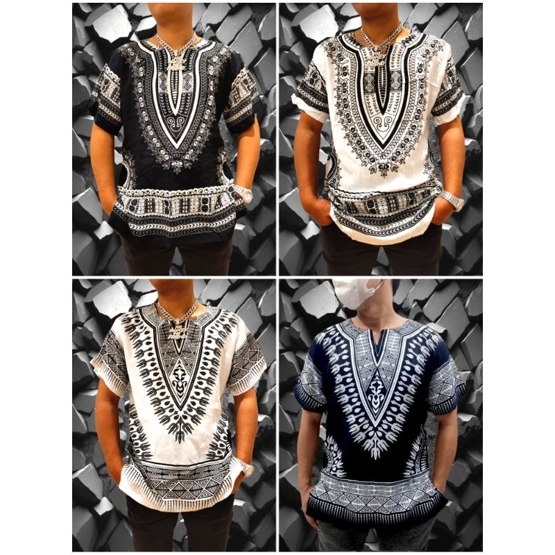 TOP SELLING POLO MEN DASHIKI BOHEMIAN BOHO BATIK ETHNIC INDIAN TSHIRT ...