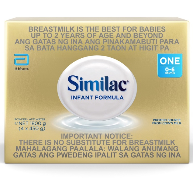 Similac Hmo For 0-6 Month-Old Infants 1800g | Shopee Philippines