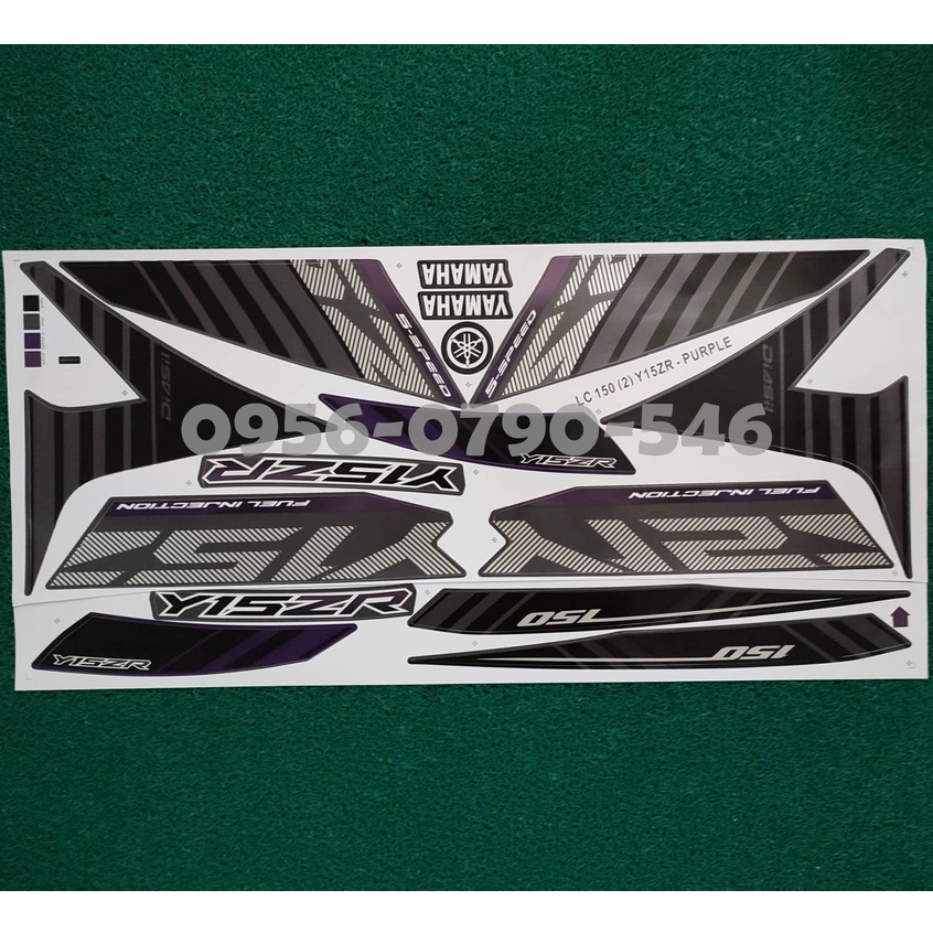 YAMAHA SNIPER Mx150 ORIGINAL MALAYSIA MADE (Y15ZR VERSION) Stock Decal ...