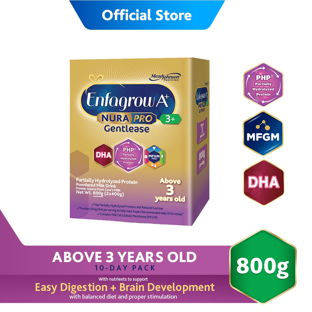 Enfagrow A+ Nurapro Gentlease 3+ Powdered Milk Drink for Kids Above 3 ...