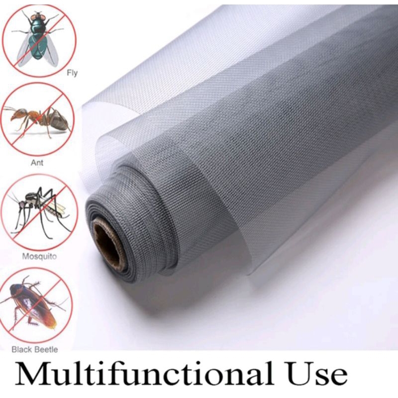 per meter mosquito plastic screen 3ft and 4ft lapad available | Shopee ...