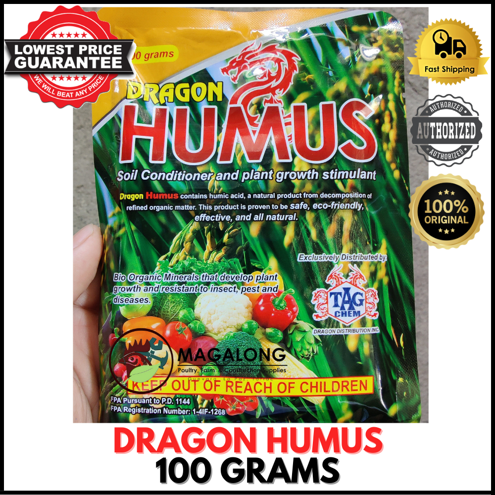 Dragon Humus PLANT GROWTH STIMULANT ORGANIC SOIL CONDITIONER FERTILIZER ...