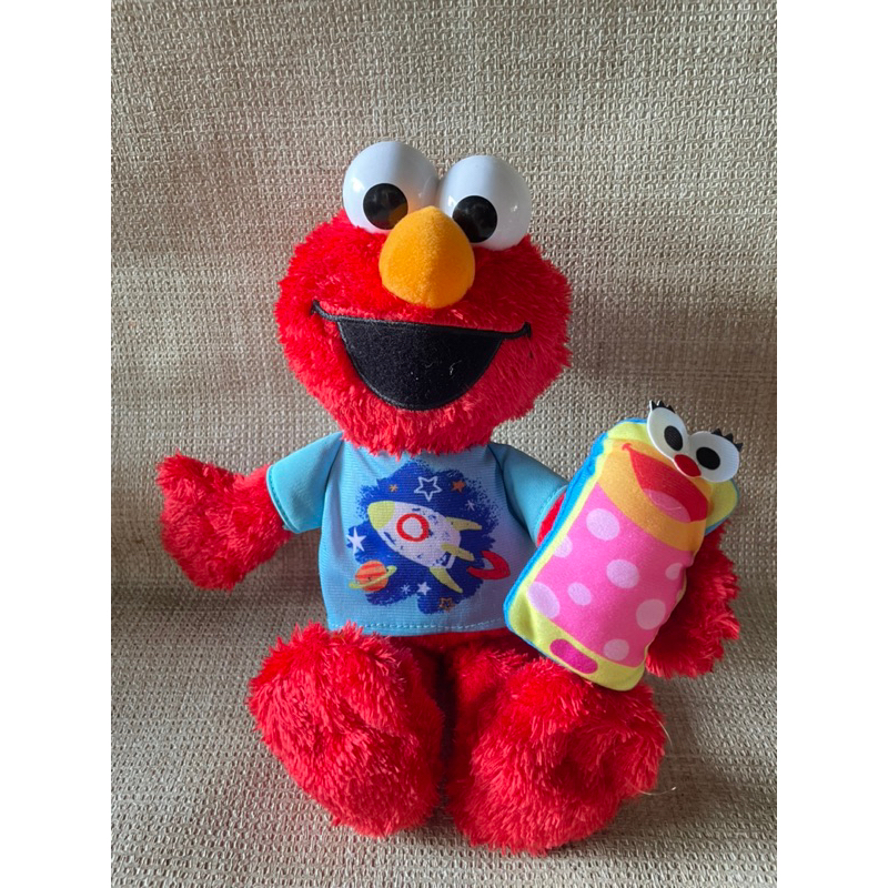 Sesame Street Musical Plush Elmo and Smartie stuffed toy | Shopee ...