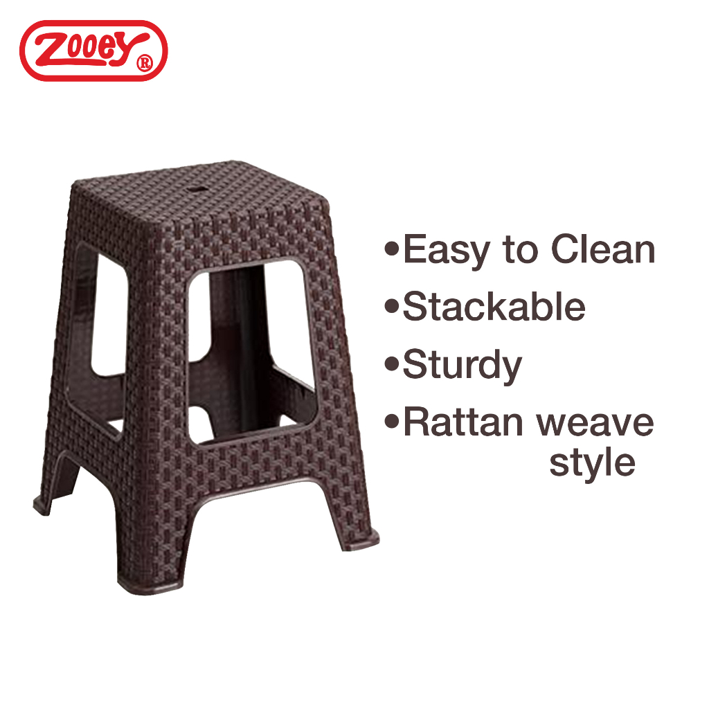 Zooey Rattan Chair/Stool Stock No. 251-A | Shopee Philippines