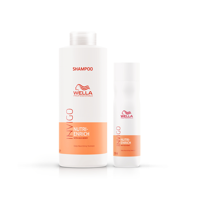 [With Freebie] Wella Professionals Invigo Nutri-Enrich Deep Nourishing Shampoo (250ml/1000ml ...