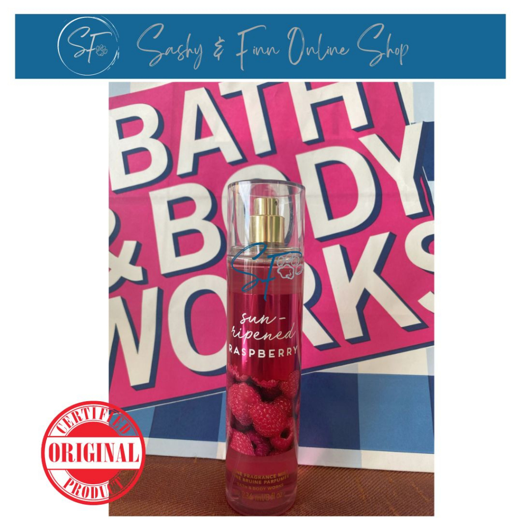 SUN RIPENED RASPBERRY - Bath and Body Works Fragrance Mist | Shopee ...