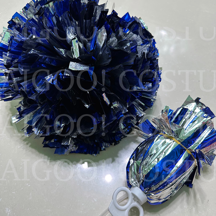 Cheerleading Pompoms for Sports Cheer Dance Pompom Cheerleader Cosplay ...