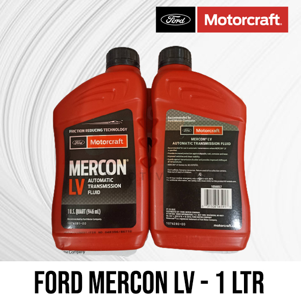 Ford Motorcraft ATF Mercon LV (Part No: 1056857) Automatic Transmission ...