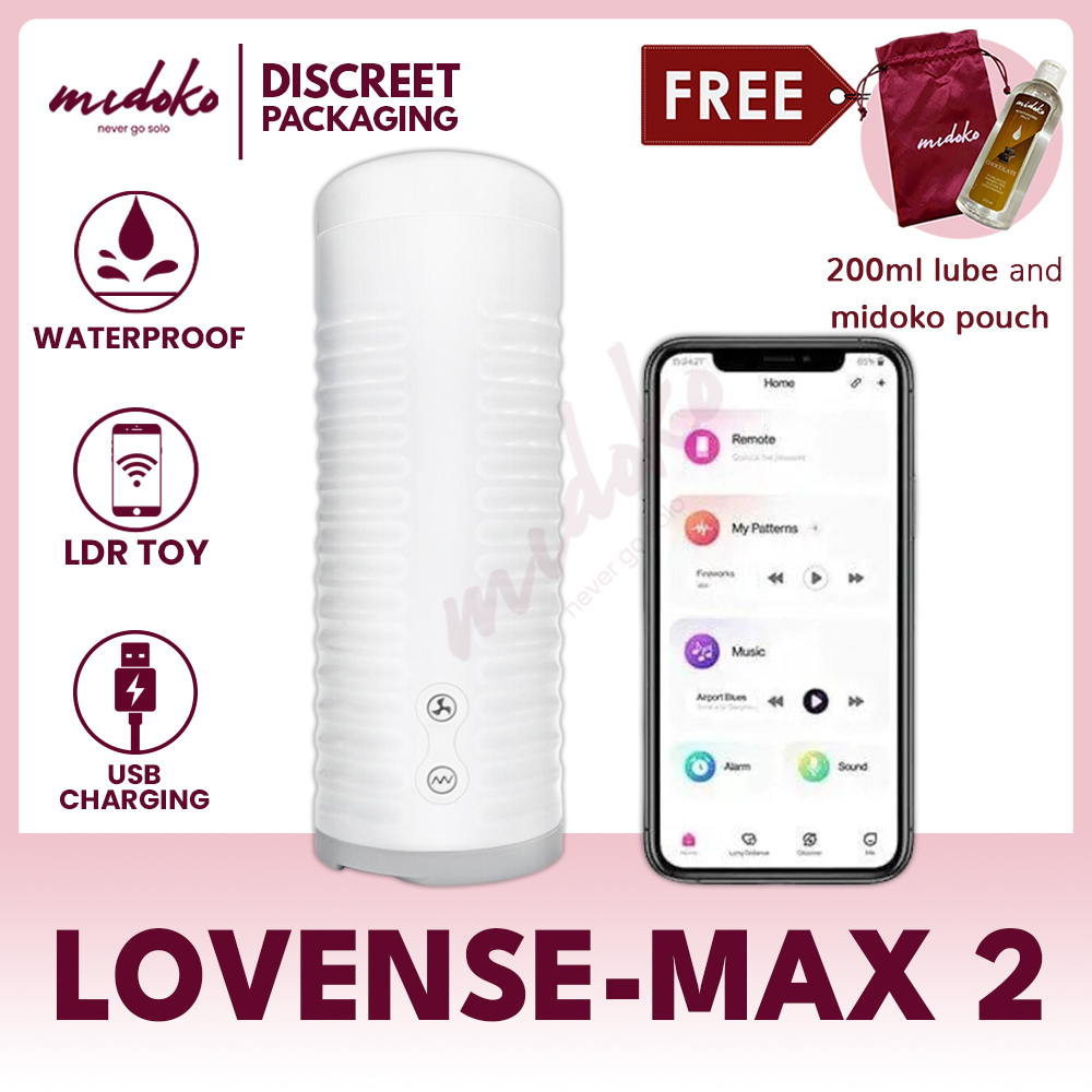 Midoko Lovense Max 2 Revolutionizing Male Masturbators (works with Lovense Nora) | Shopee ...