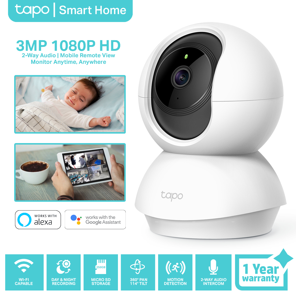 Tp-Link Tapo C210 3mp Home Security Cctv Camera Wireless Ip Wifi Surveillance | Shopee Philippines