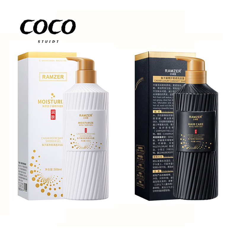 COCO Caviar Shampoo Anti-dandruff Oil Control Fresh Clean Shower Gel ...