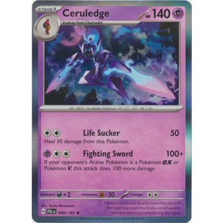 Ceruledge Rare Scarlet & Violet: Paldea Evolved Pokemon TCG Trading ...