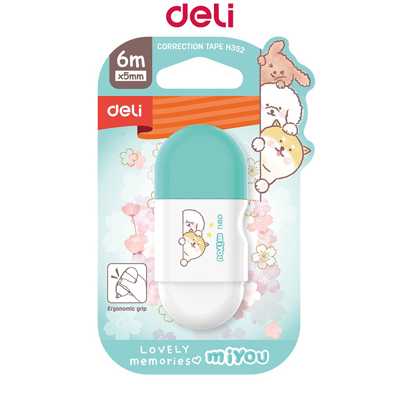Deli Small Correction Transparent Film Tape 6M | Shopee Philippines