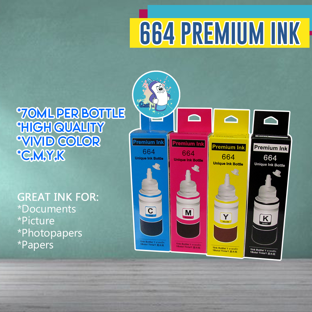 Refill Ink T664 for Epson L120 L210 L220 L300 L310 L360 L380 L565 ...